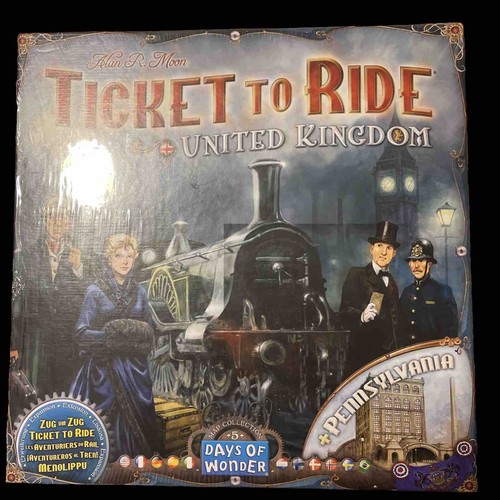 United Kingdom Map Collection 5 Ticket to Ride Board Game Days of ...