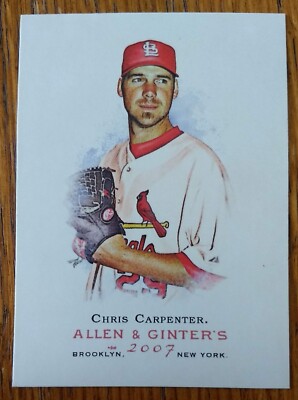 CHRIS CARPENTER, 2007 TOPPS ALLEN & GINTER'S #226, CARDS | eBay