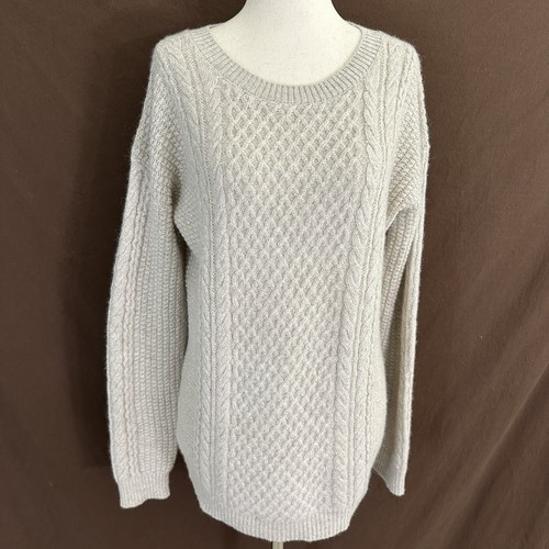 Peruvian Connection Womens Royal Alpaca Knit Tan Sweater Pullover ...