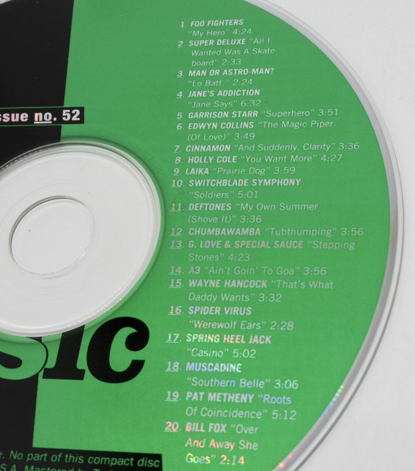 CMJ New Music 1997-98 CD LOT #51-52-53 feat. Portishead, Foo Fighters ...