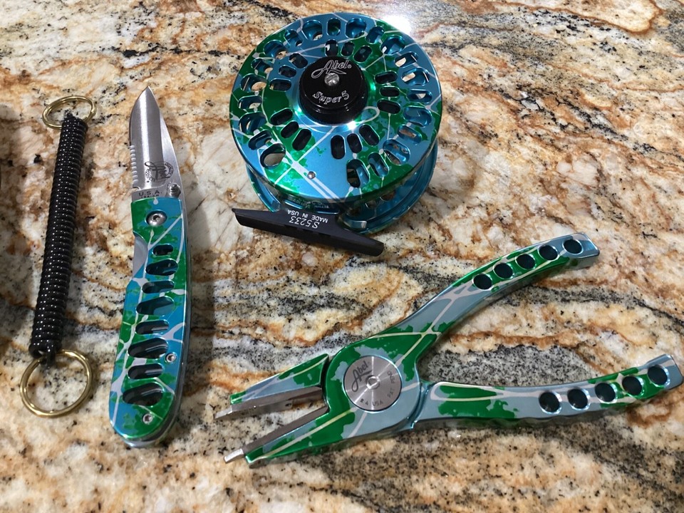 ABEL KNIFE, PLIERS COMBO WITH MATCHING REEL | eBay