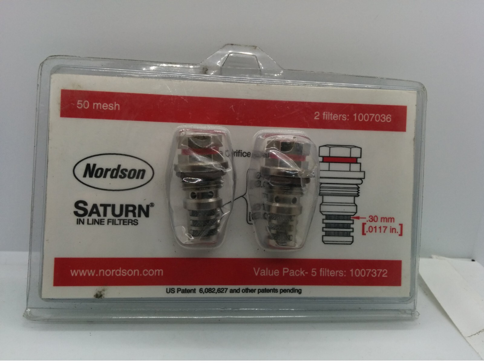 NORDSON 1007036 FILTER CARTRIDGE, SATURN IN LINE FILTERS, PACK OF 2 ...