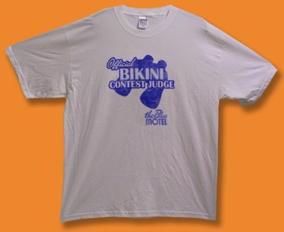 LABATT BLUE BEER- BLUE MOTEL "OFFICIAL BIKINI CONTEST JUDGE" T-SHIRT ...