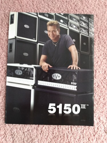 EVH 5150 III amp catalog w/Eddie Van Halen poster | eBay