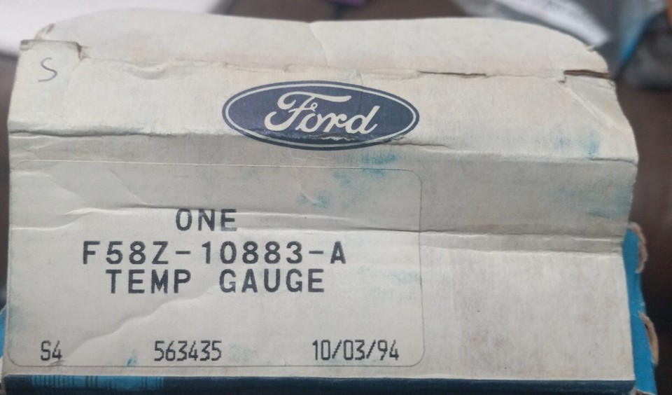 F58Z-10883-A FORD NEW OEM 1995 WINDSTAR FUEL ANALOG TEMPERATURE GAUGE ...