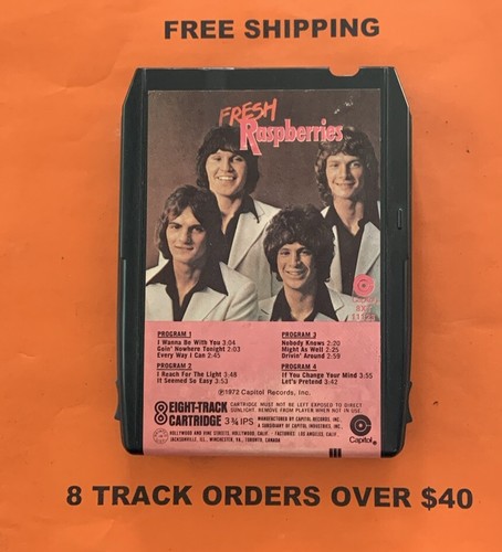 8 track tape Raspberries Fresh Tested / Serviced | eBay