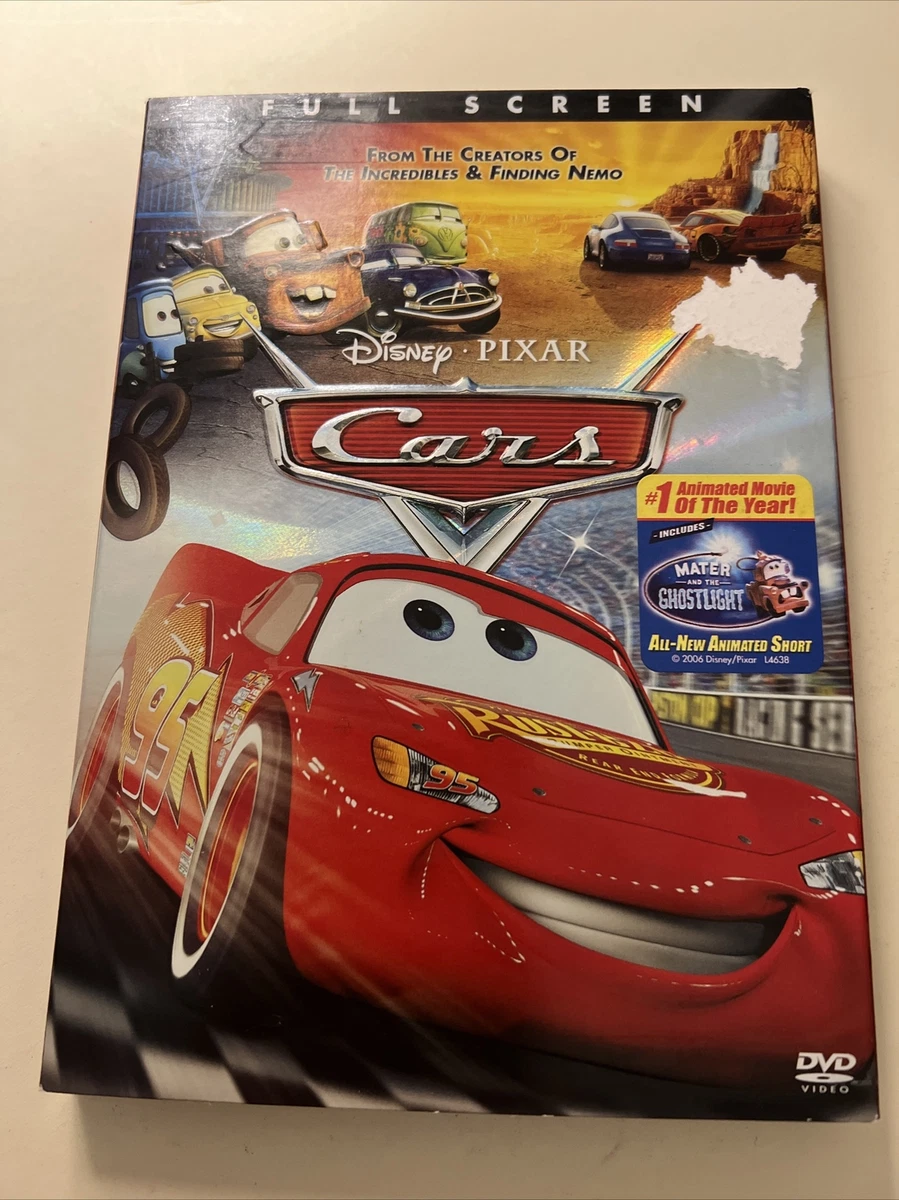 Disney Pixar Cars Dvd 2006 Full Frame