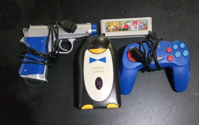 Rare Power Games Penguin Famiclone Console | eBay