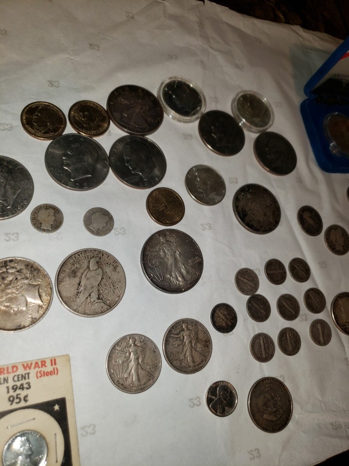 ESTATE SALE, OLD US COINS, STARTER LOT, SILVER, BUFFALO NICKELS ...