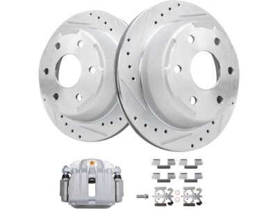 Rear Brake Rotor and Caliper Set 98SBVH13 for Astro Silverado 1500 ...