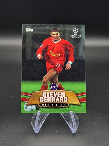 Topps Lost Rookie - Steven Gerrard Liverpool FC | eBay