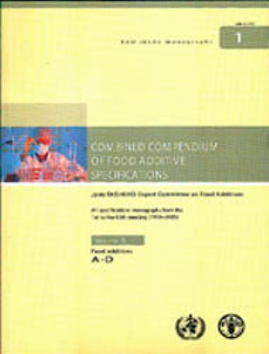 Combined Compendium of Food Additive Specifications: Joint FAO/WHO ...