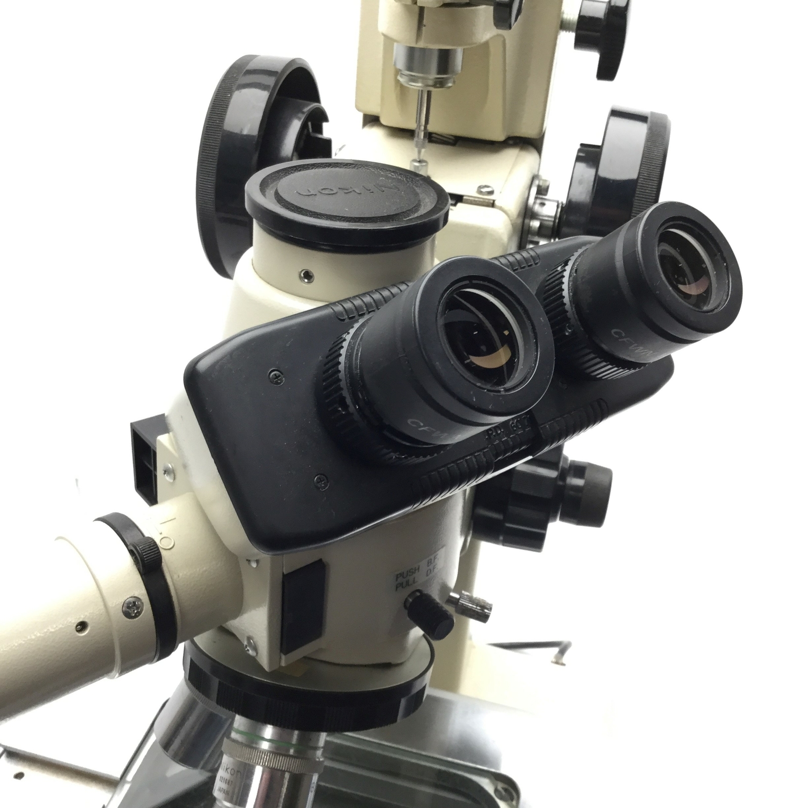 Nikon MM-11 Measuring Microscope With ME-50H DigiMicro Position Reader ...