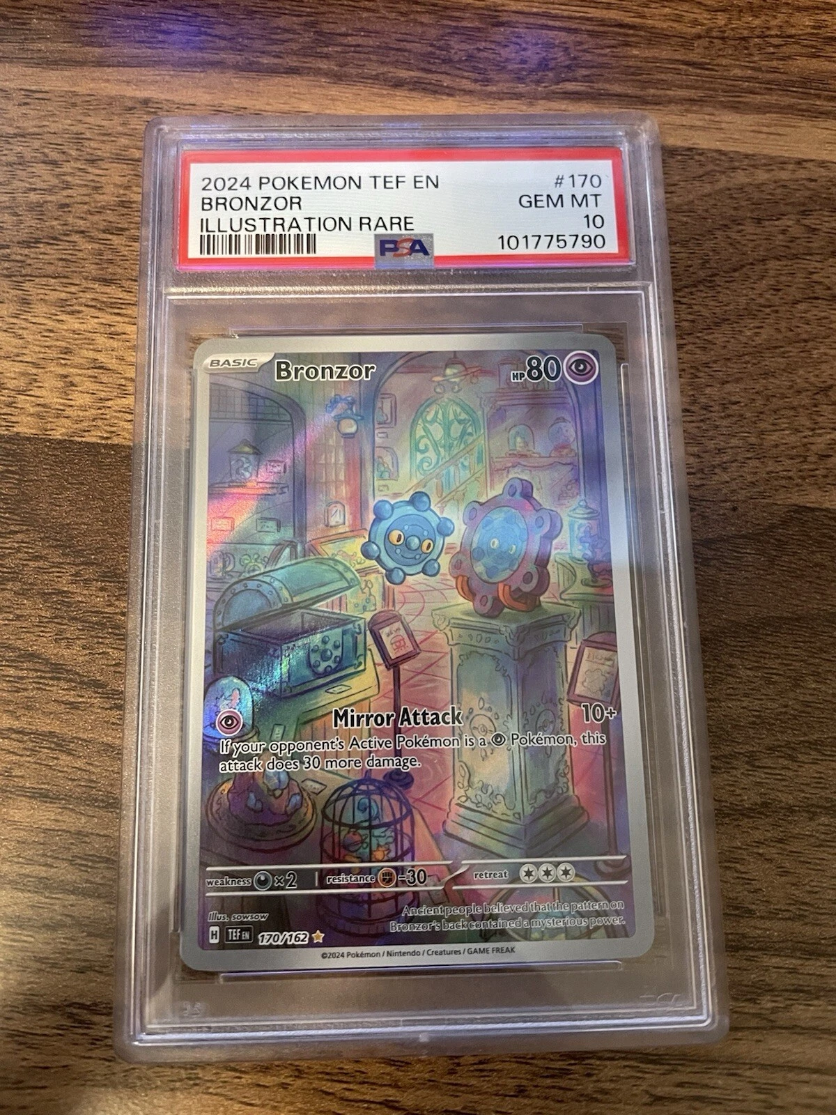 Bronzor 2024 Scarlet & Violet: Temporal Forces #170/162 Illustration ...