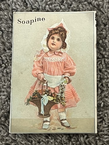 Victorian Advertising Trade Card, Soapine Soap, Kendall Mfg. | eBay