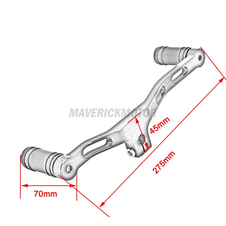 Mid Control Gear Heel Toe Shift Lever Shifter Peg For Harley Dyna FXD ...