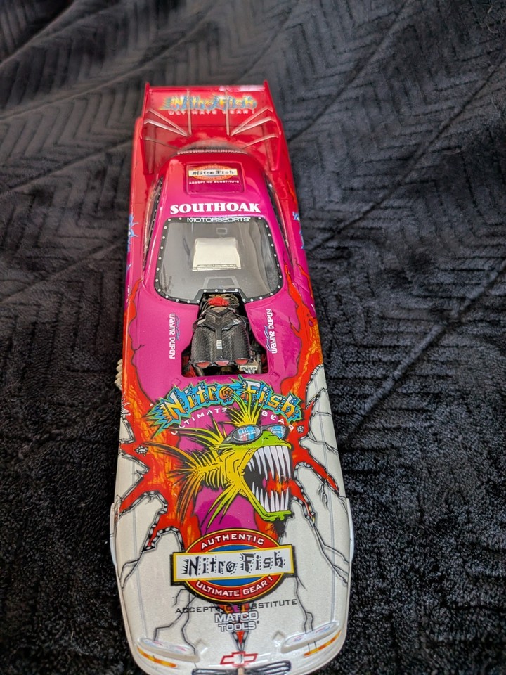Nitro Fish Cristen Powell Chevrolet Dragster Diecast Pink Silver NHRA ...