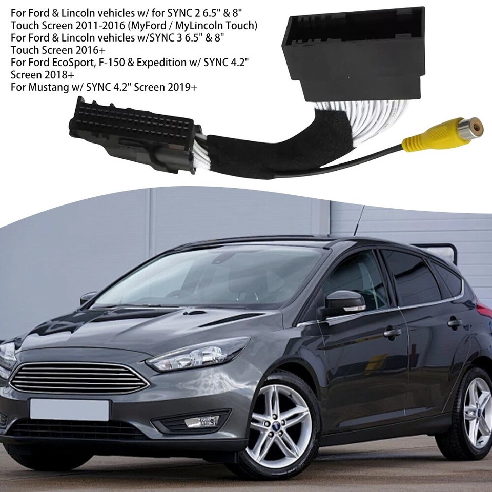 For Ford 54-Pin SYNC 2/3 Reverse Camera Input Cable Ranger Transit ...