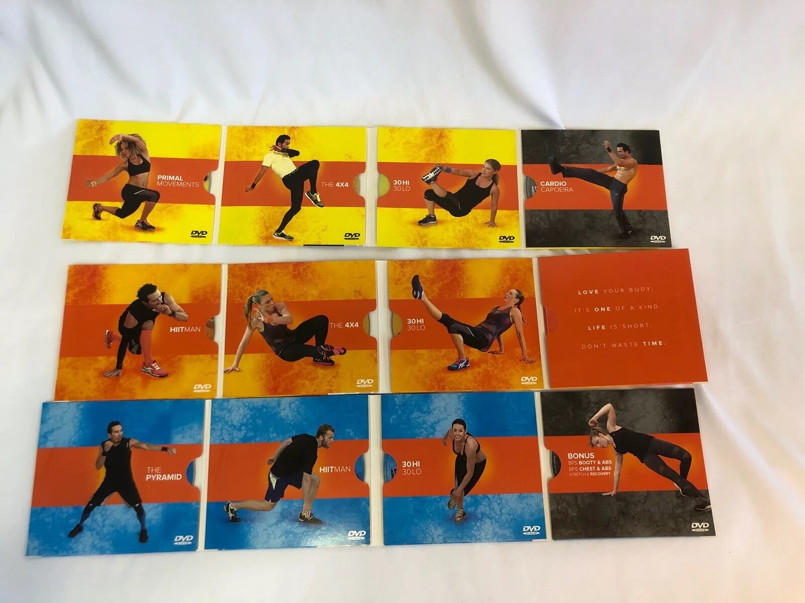 20 Minute Body Workout DVD Set 11 Discs The Trilogy Programs 1, 2, And ...