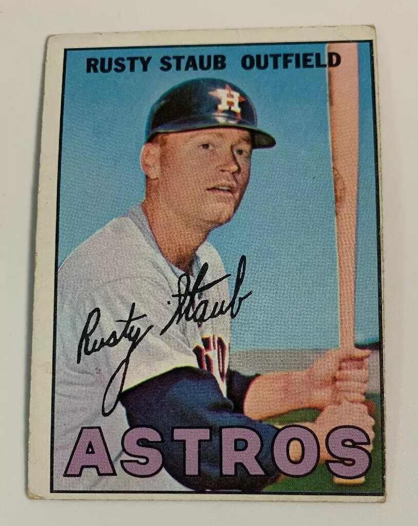 1967 Rusty Staub # 73 Houston Astros Topps Baseball Card | eBay