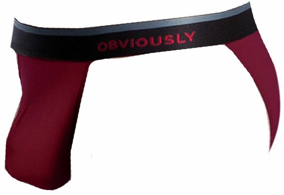 Obviously Mens PrimeMan AnatoMAX Bikini Brief - Maroon Burgundy | eBay UK