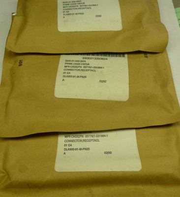 3 Pcs. Tyco Mil-Spec 3-Row Straight Connector Body Part # 1-531984-1 | eBay