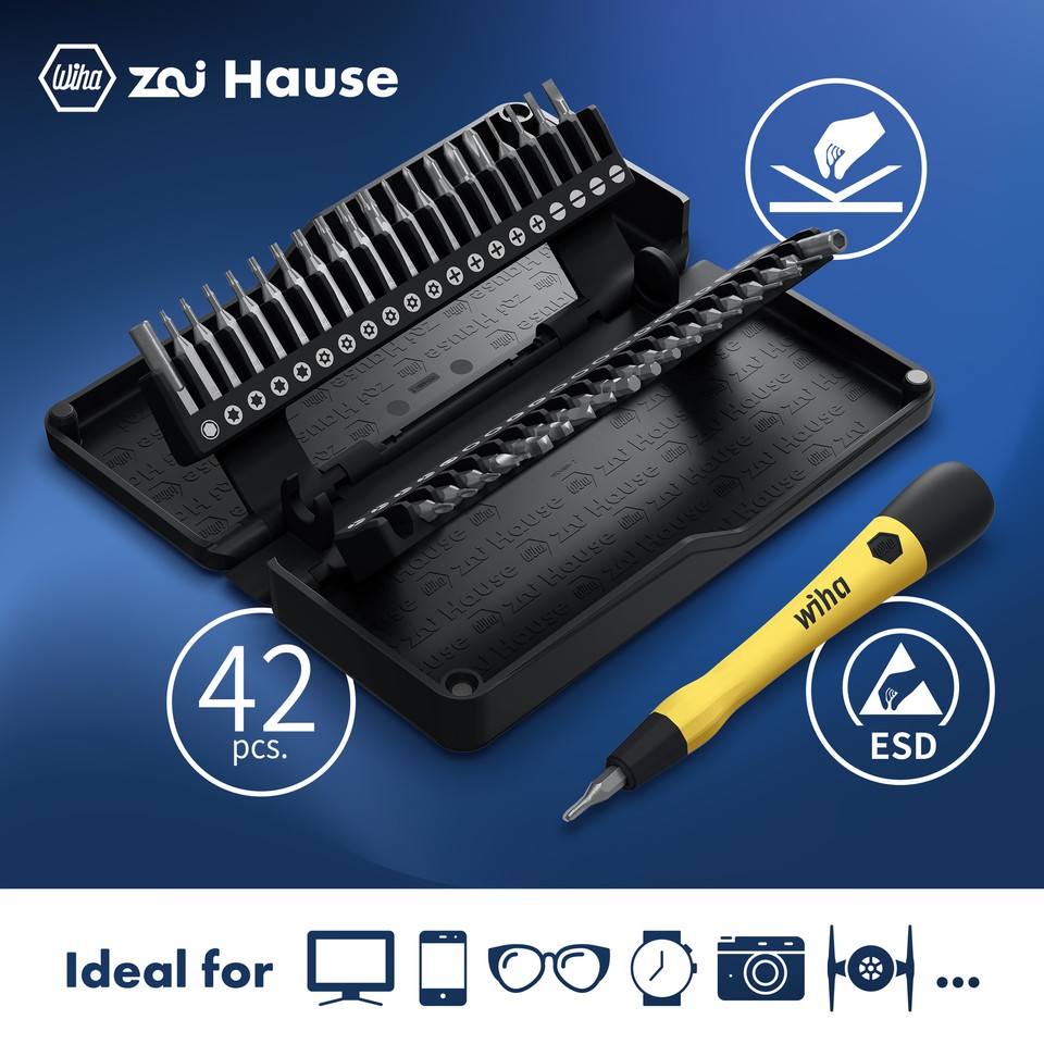 Wiha zai Hause Micro Bit Set mit ESD Feinmechanik Schraubendreher | eBay