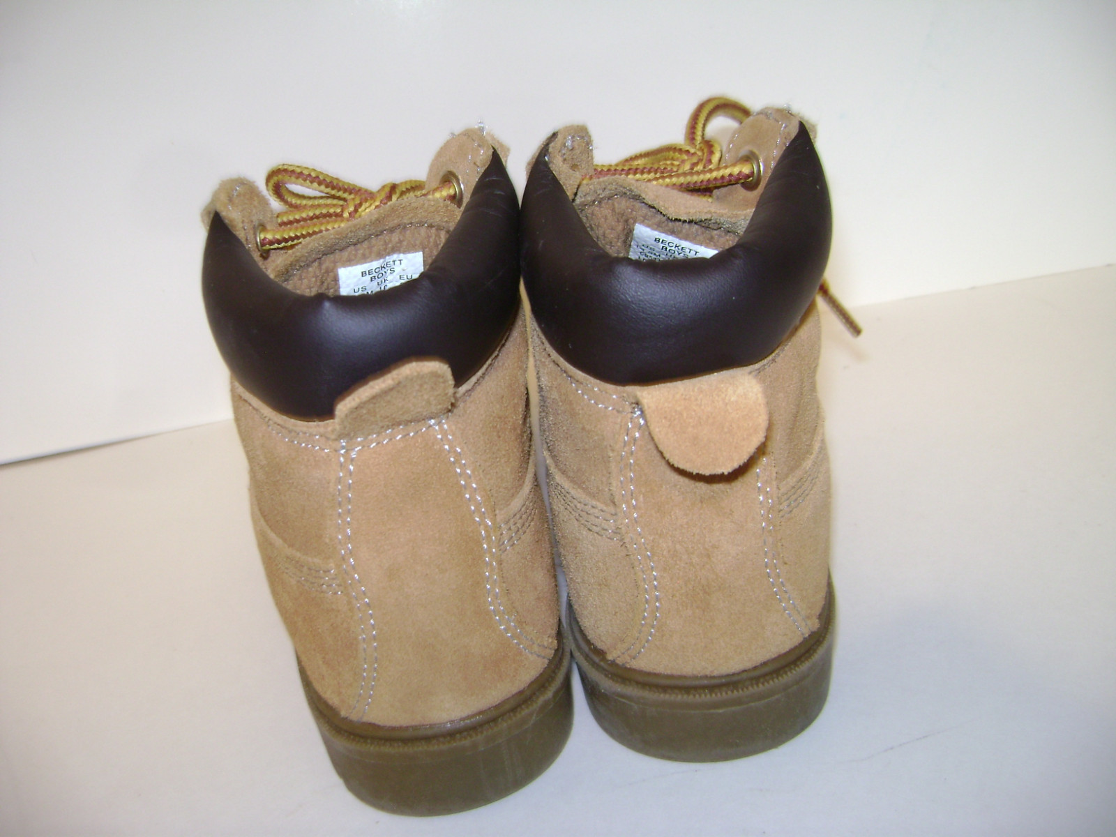 STRIDE RITE BECKETT TODDLER BOYS SHOES HIKING BOOTS sz 10.5 M BEIGE TAN ...