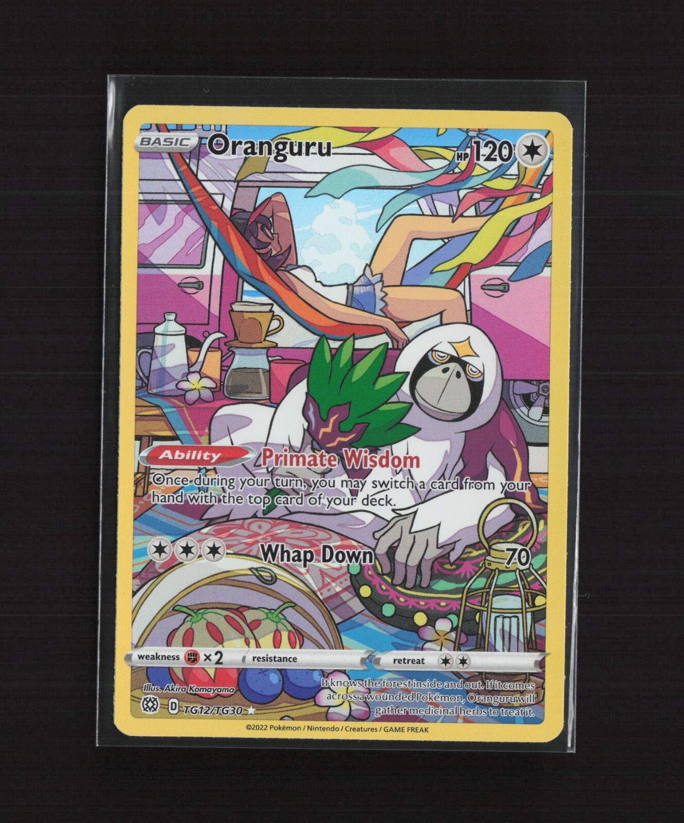 Oranguru TG12/TG30 Brilliant Stars Full Art Holo Ultra Rare Pokemon ...