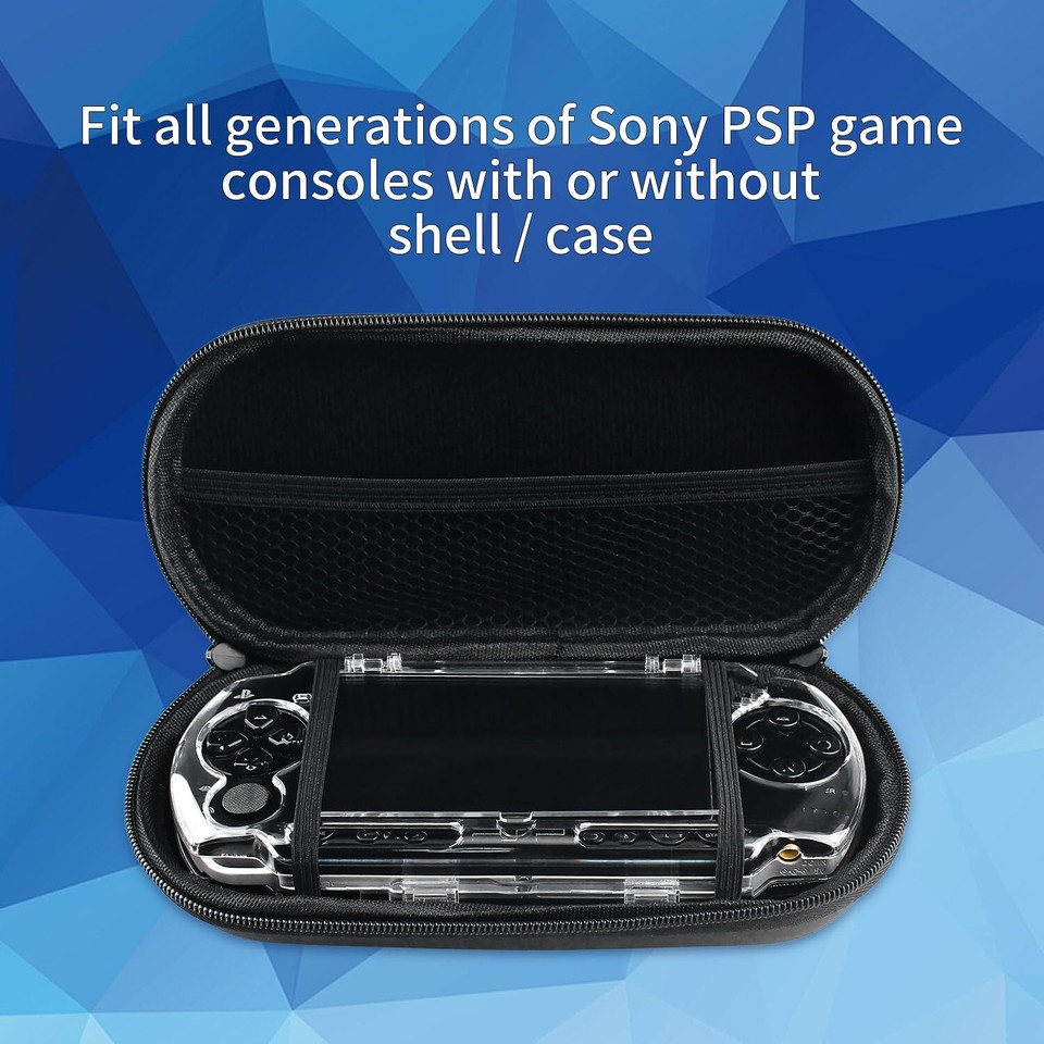 EVA Storage Case Protective Pouch Bag for Sony PSP 3000/2000/1000 Game ...