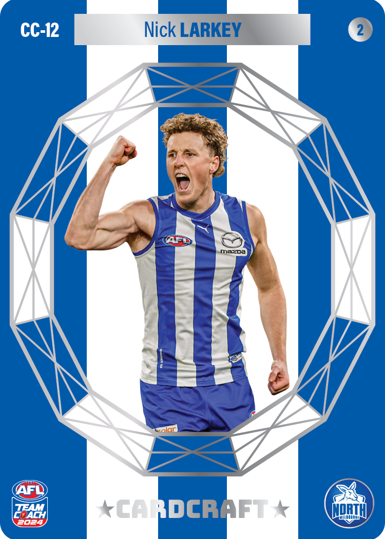 2024 AFL Teamcoach Nick Larkey Cardcraft CC-12 #2 Kangaroos | eBay ...