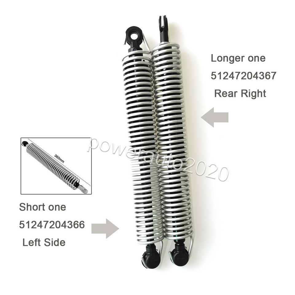 2pcs Trunk Boot Lid Tension Return Shock Spring For BMW 5 Series F10 ...