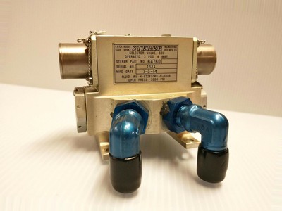 64760 Sterer Valve 9914214-6 Citation or Beechjet Trace and C of C ...