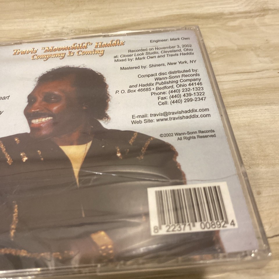 TRAVIS "MOONCHILD"HADDIX COMPANY IS COMING CD New Crack In Case | eBay