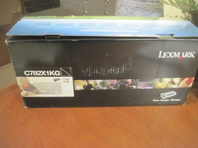 NEW!!! GENUINE Lexmark C782X1KG Black EXTRA HIGH YIELD Toner c782 x782 ...