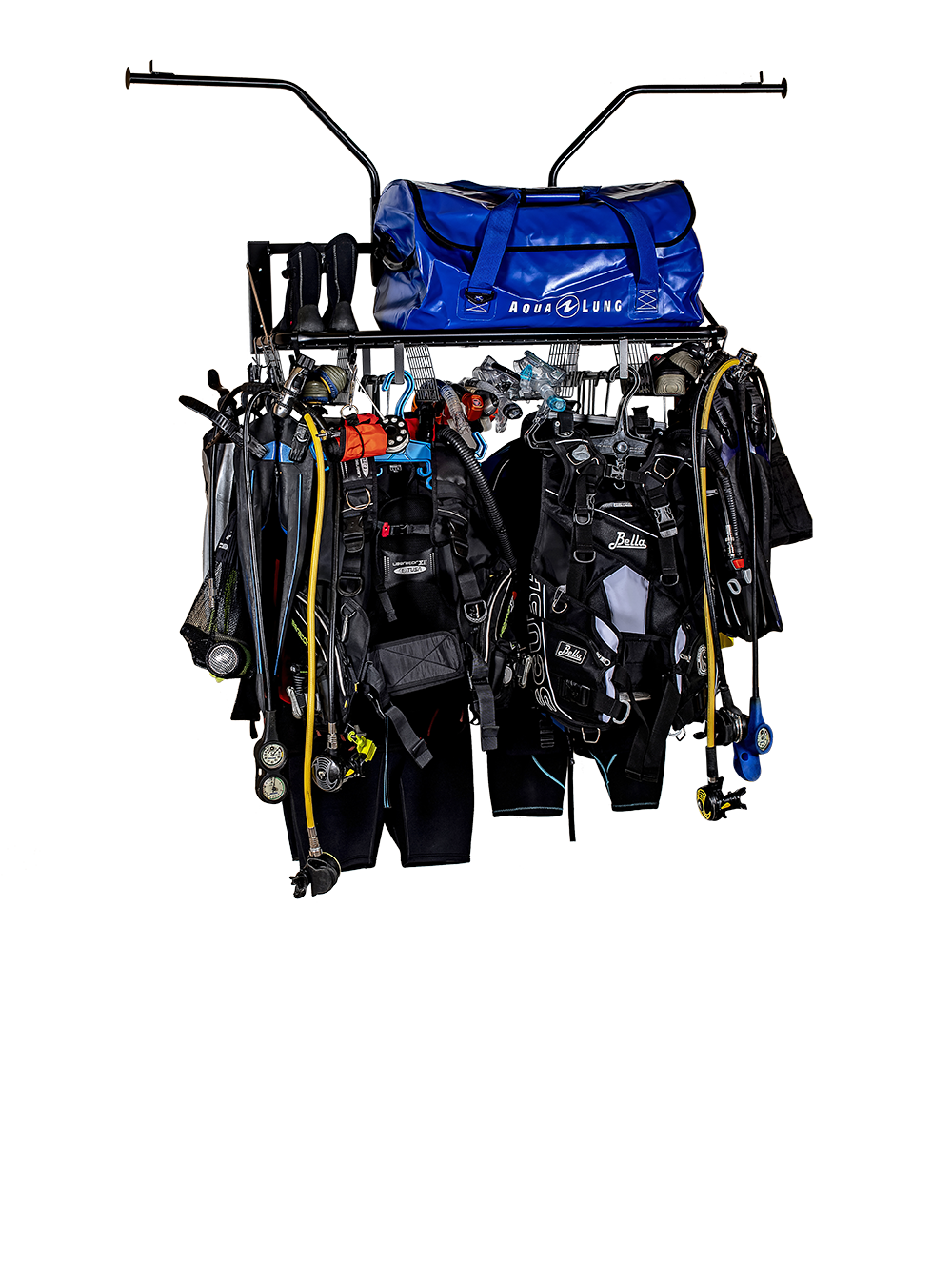 DiveTidy Scuba Diving Clothing dry wet suit bcd drying storage rack ...