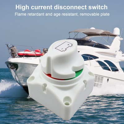 RV Boat Disconnect Switch High Current Rotary Switch Removable Side ...