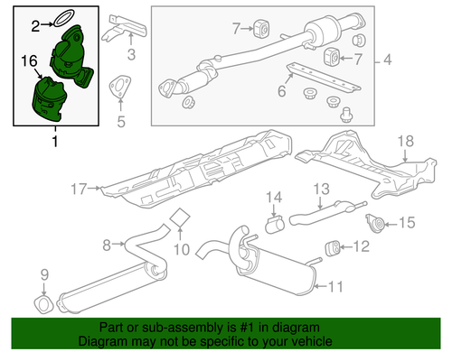 Genuine GM Catalytic Converter 19420225 (25196253) 1.4L | eBay