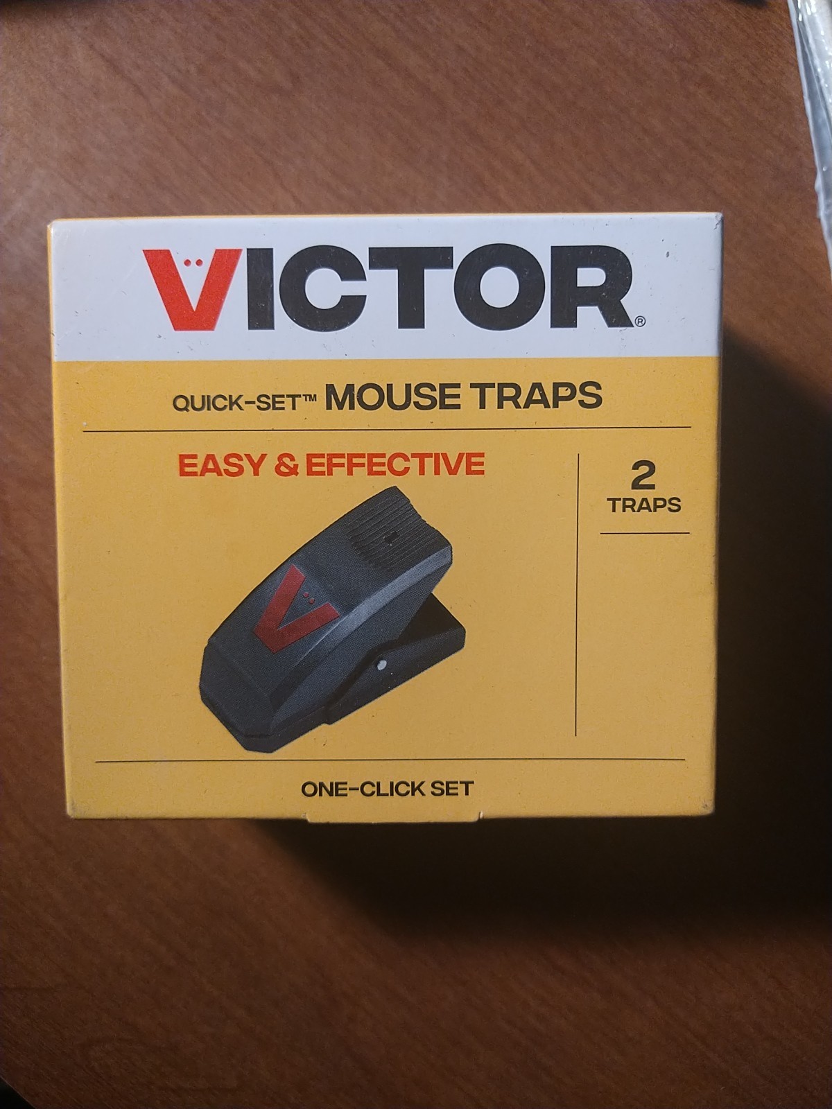 Quick-Set Mouse Traps With One Click Set - 2 Pack 2 Pack By Victor | eBay
