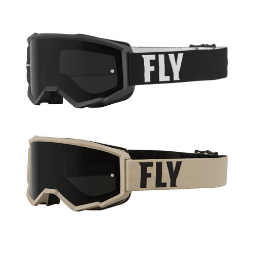 Fly Racing Focus Sand Motocross & Mountain Bike Goggles - Protective ...