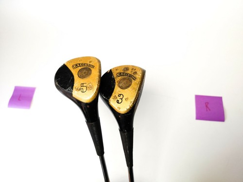 Spalding Executive Professional 3 & 5 WOOD SET R/H JET STEP MEDIUM FLEX ...