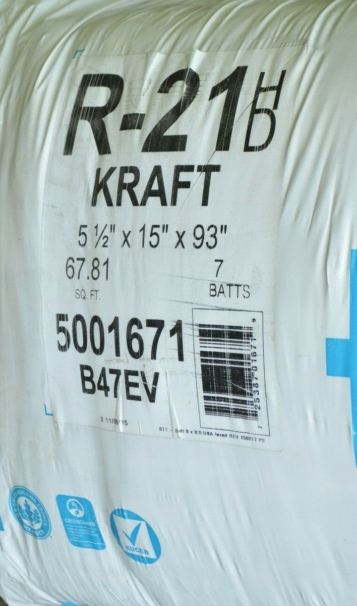 Knauf Insulation R21 Kraft Faced Fiberglass Insulation Owens Corning