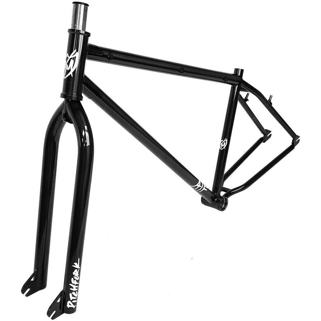 S&M BMX ATF 29" BICYCLE FRAME + FORK KIT BLACK MADE IN USA | eBay