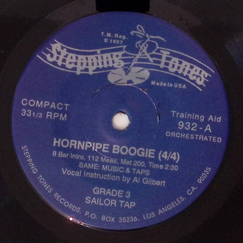 AL GILBERT GRADE 3 SAILOR TAP HORNPIPE BOOGIE STEPPING TONES REC VINYL ...
