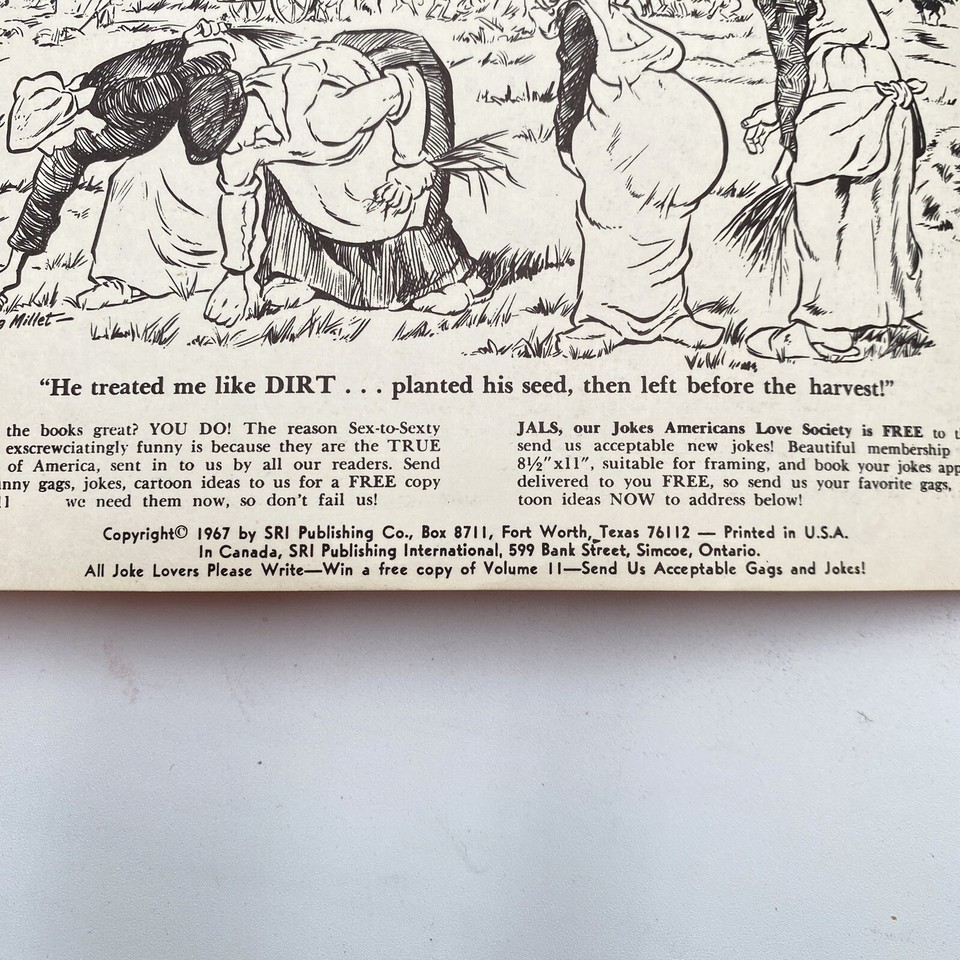 Rare Vintage Sex To Sexty Vol. 10 Classic American Humor Magazine 1967 ...