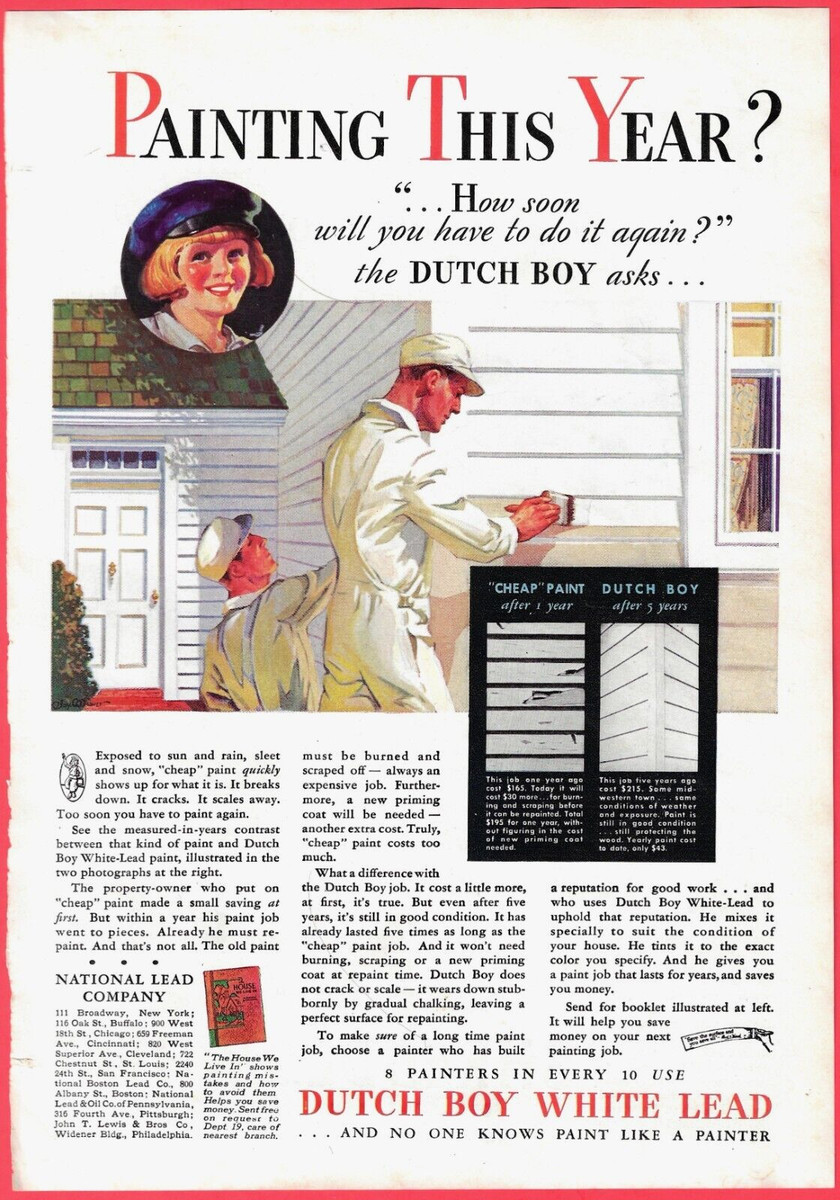 Dutch Boy White Lead