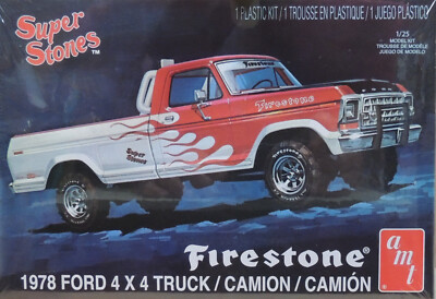 1978 FORD 4x4 SUPER STONES TRUCK AMT 1:25 SCALE PLASTIC MODEL TRUCK KIT ...