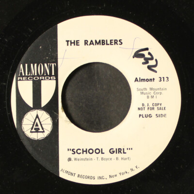 RAMBLERS: school girl / birdland baby ALMONT 7" Single 45 RPM | eBay