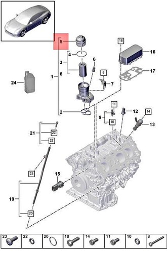 Genuine PORSCHE Cayenne Macan Panamera 95B 971 97A End Cap 9A711531100 ...