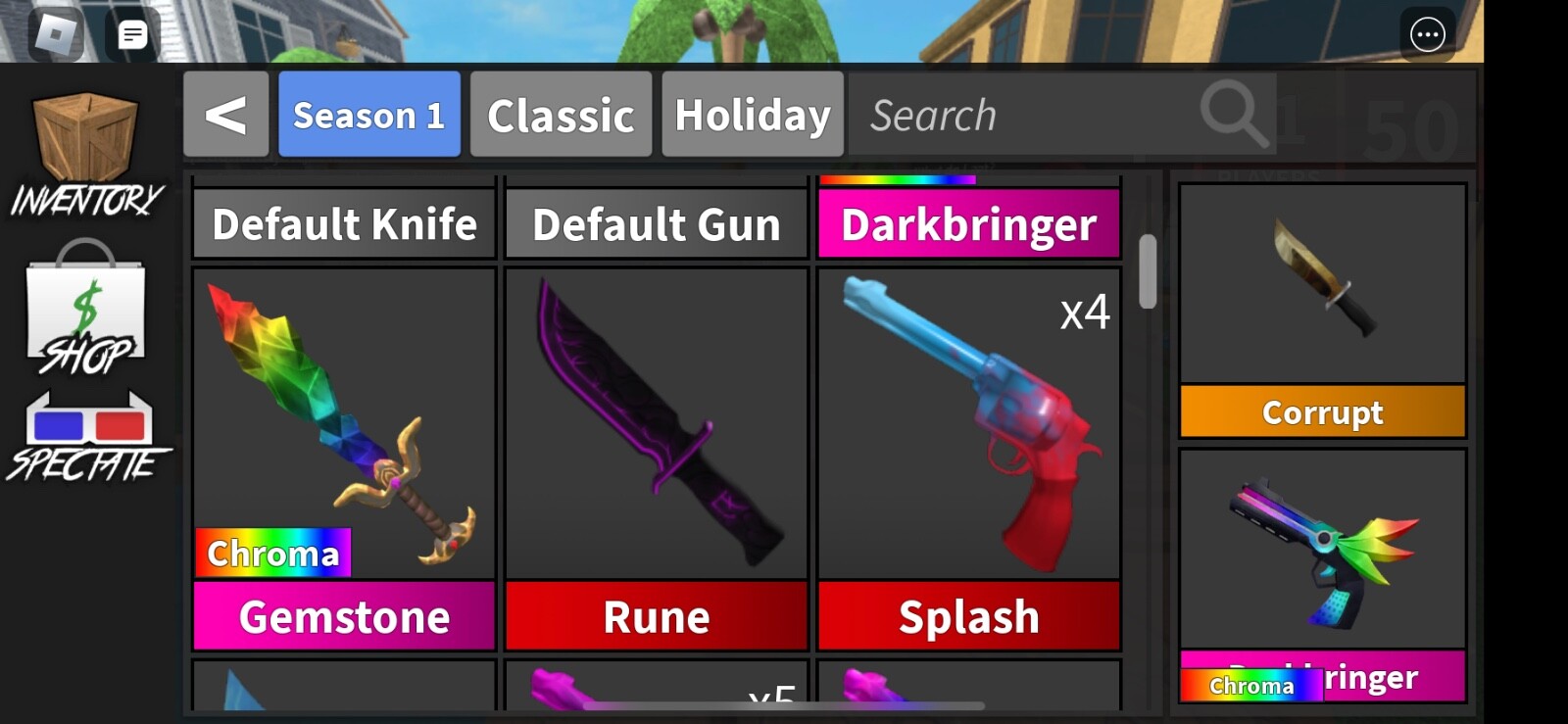 mm2 knifes roblox chroma corrupt rare rainbow digital darkbringer ...